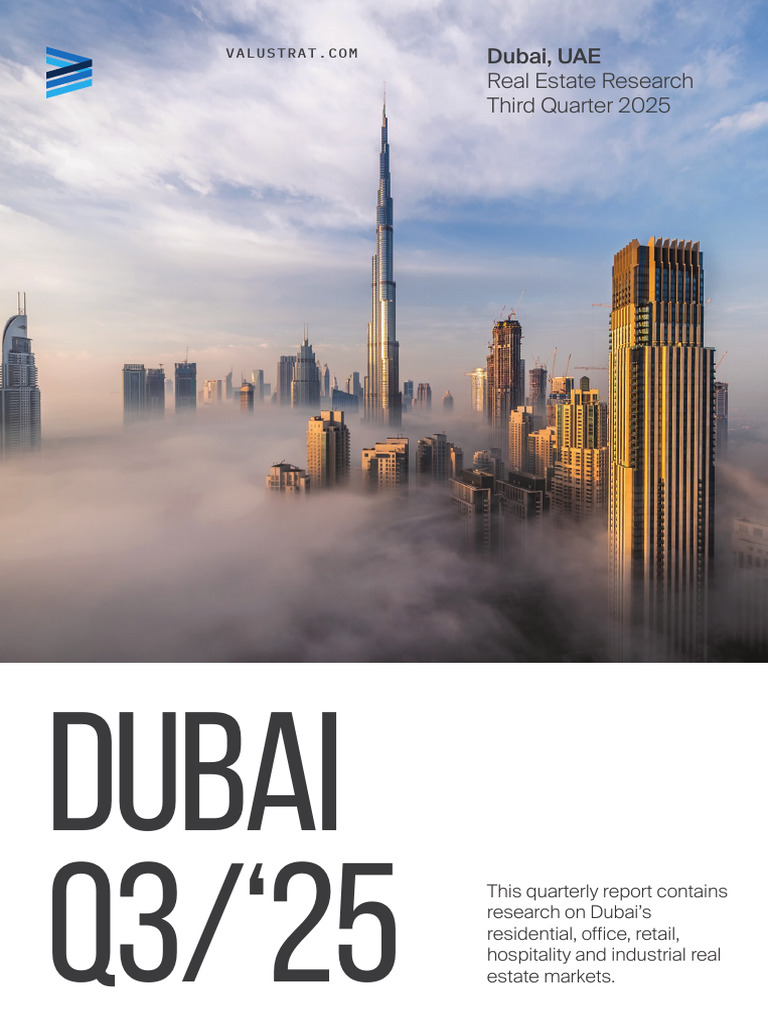 Dubai Real Estate Q3 2025 Insights | PDF | Dubai | Apartment