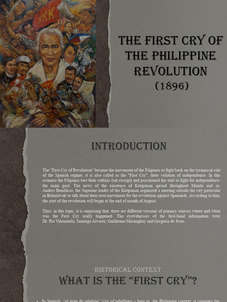 First Cry of Philippine Revolution Explained | PDF | Spanish East ...