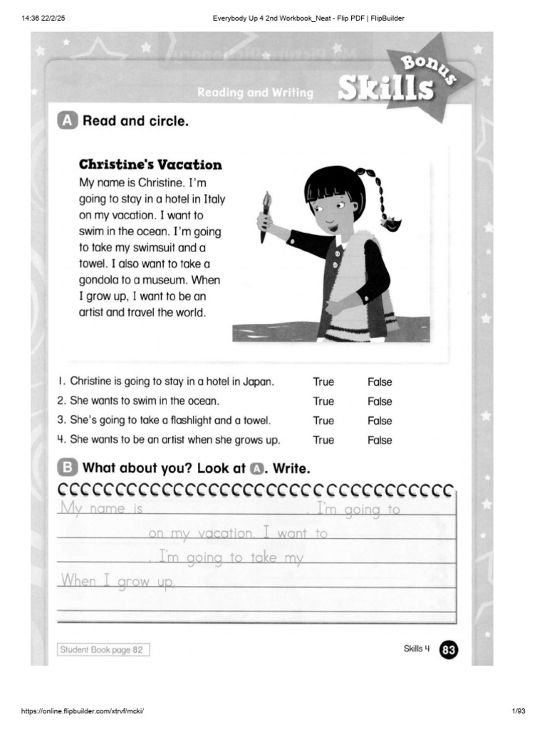 Everybody Up 4 Workbook PDF | PDF