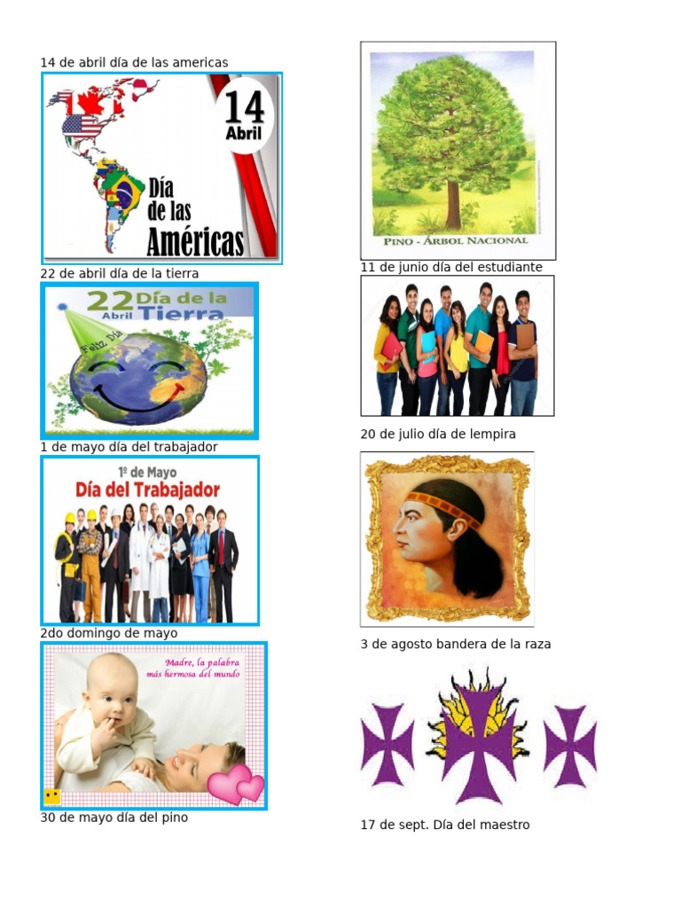 14 de Abril Día de Las Americas | PDF