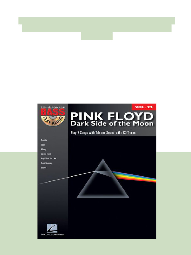 Pink Floyd Dark Side of The Moon Play 7 Songs With Tab and Sound Alike ...