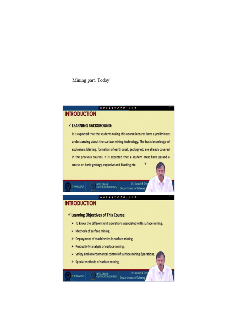 Lec 4 | PDF | Mining | Surface Mining