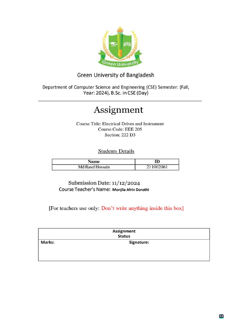 EEE-205 (211002061) KSA (1) | PDF