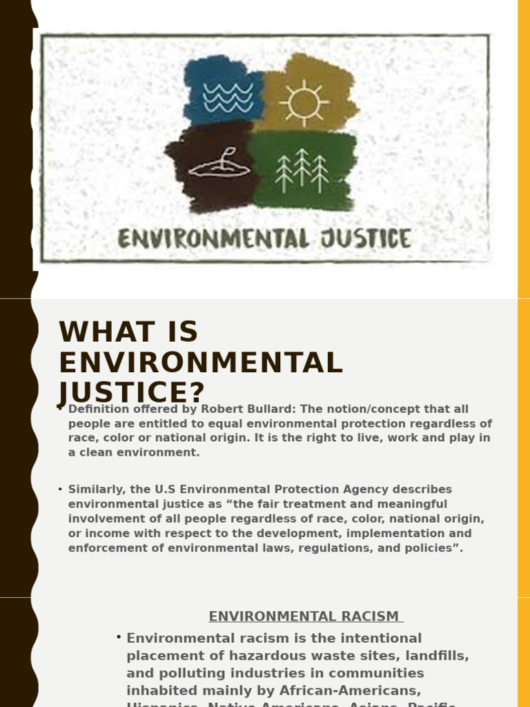 Understanding Environmental Justice | PDF | Pollution | Natural Environment