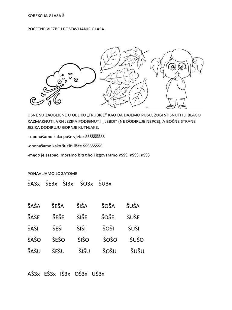 Glas Š Korekcija | PDF