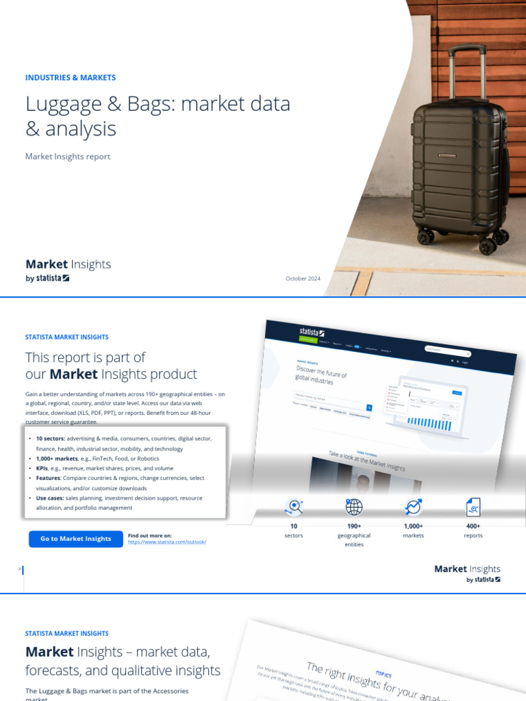 Global Handbag Market Insights 2024 | PDF | Handbag | Economies