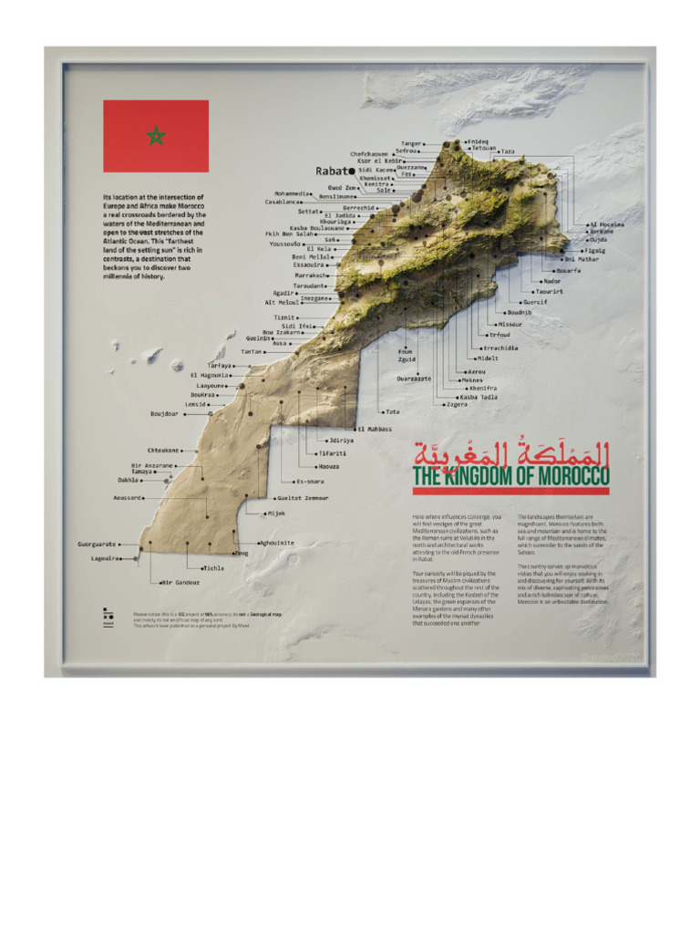 Morocco The Map | PDF