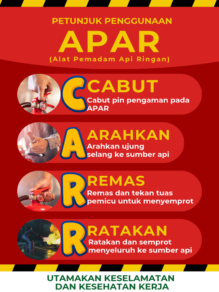 Petunjuk Penggunaan APAR yang Aman | PDF