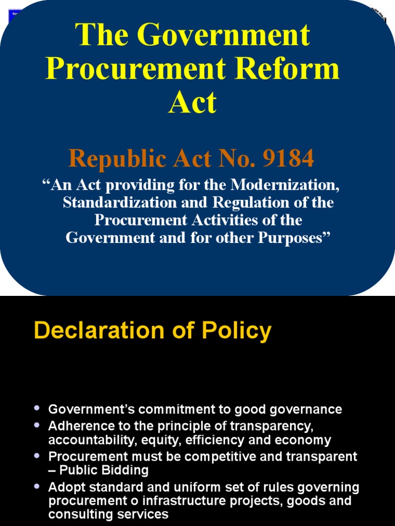 Basic Principles and Org Structure) .PPTX (PROCUREMENT SEMINAR) - Mam ...