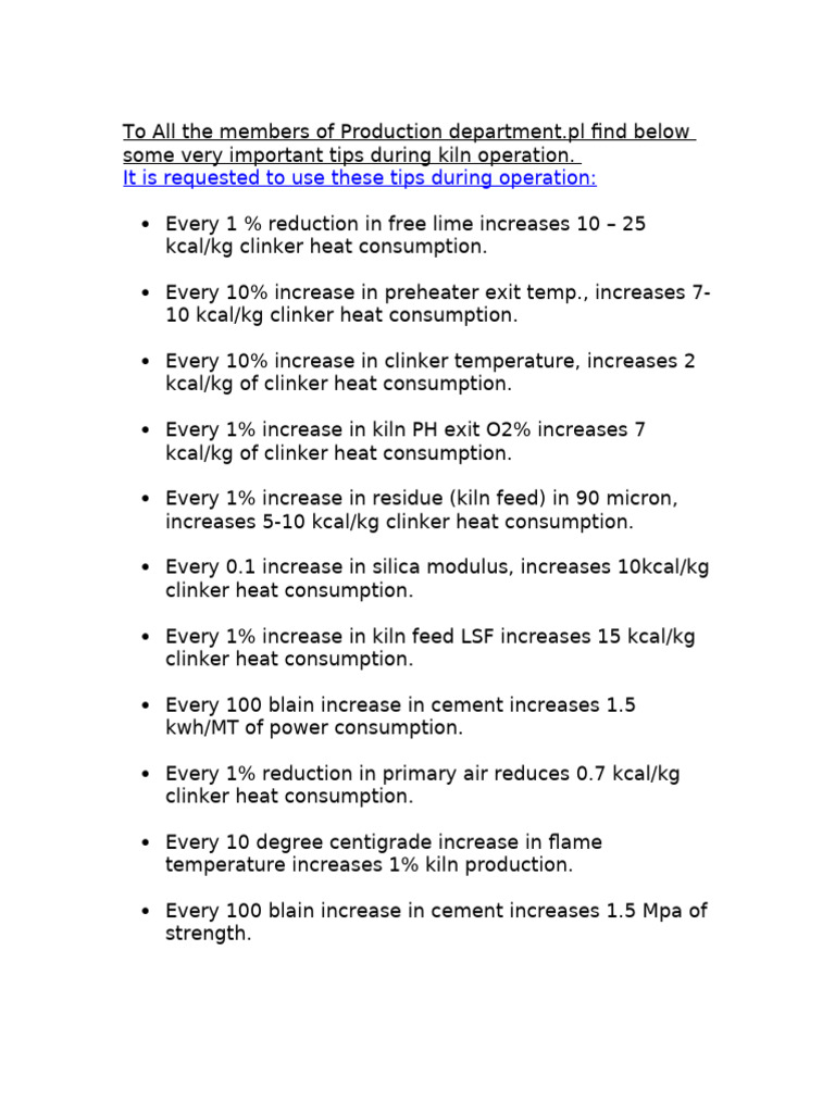 Tips on Kiln Operation | PDF