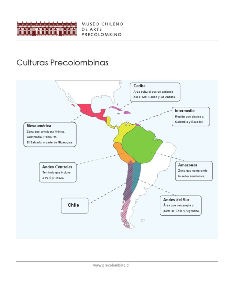 Mapa Culturas Precolombinas | PDF | caribe | América del Sur