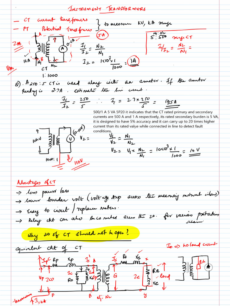 Instrument Transformer | PDF
