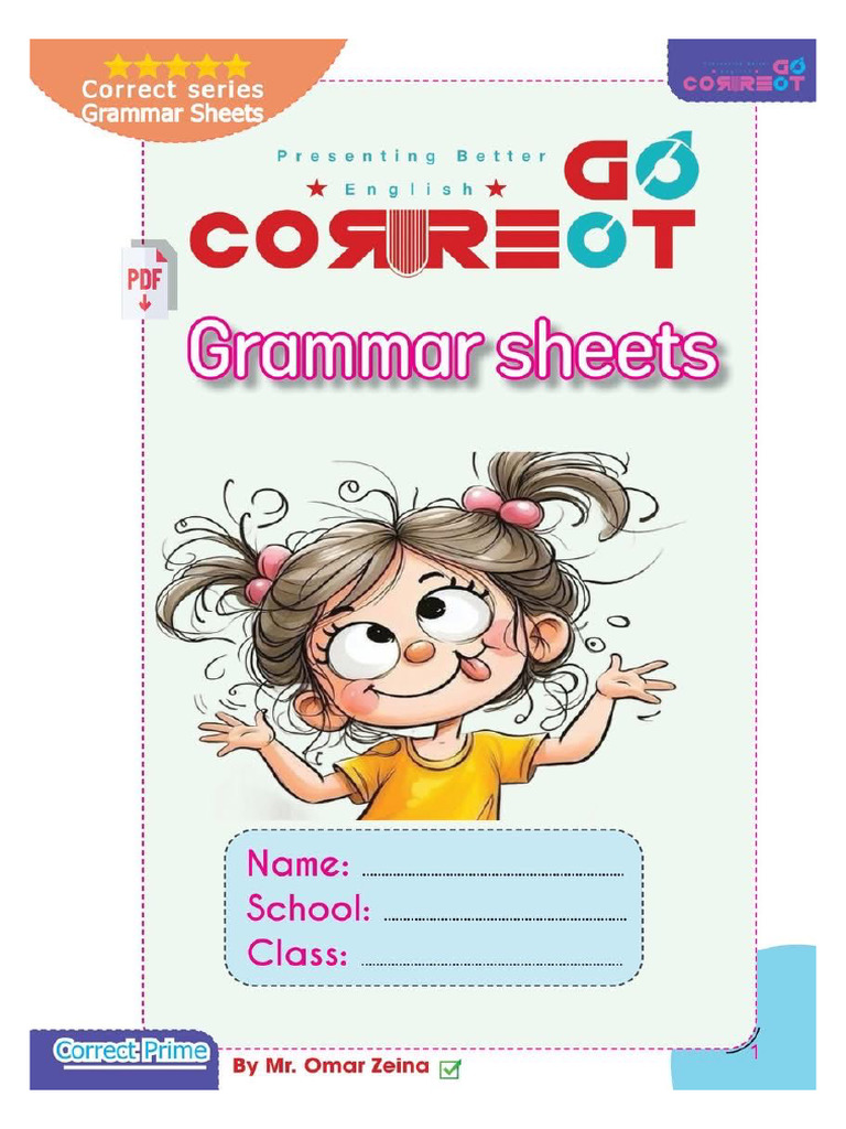 Grammar Sheet | PDF