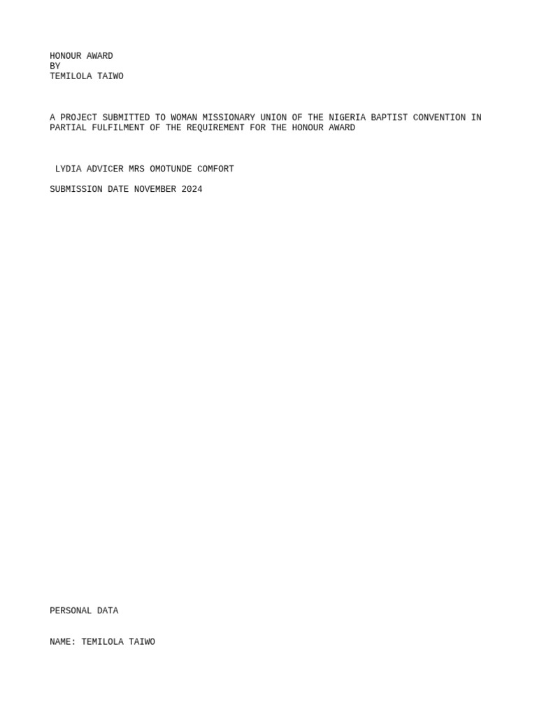 Honour Award-Wps Office | PDF