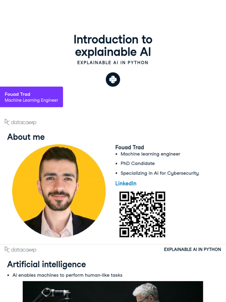 Foundations of Explainable AI | PDF | Artificial Intelligence | Intelligence (AI) & Semantics