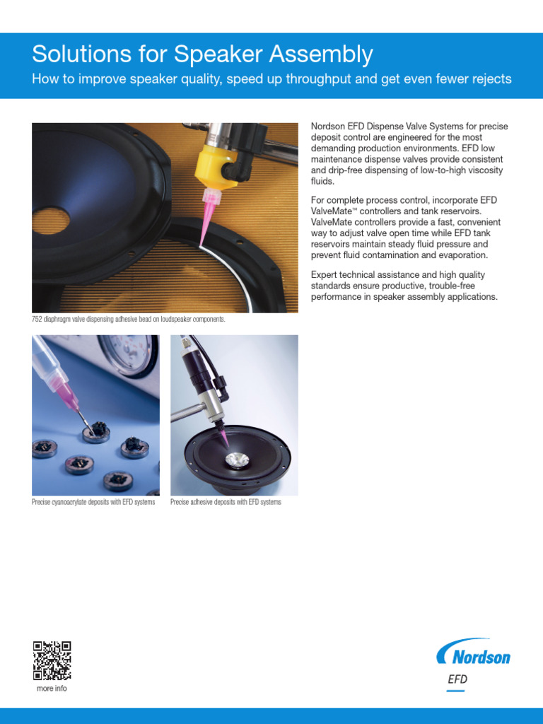 Optimize Speaker Assembly with EFD Systems | PDF | Valve | Loudspeaker