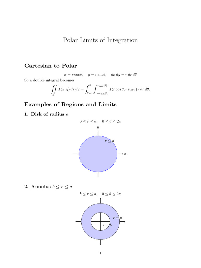 Polar Forms | PDF | Coordinate System | Mathematical Physics