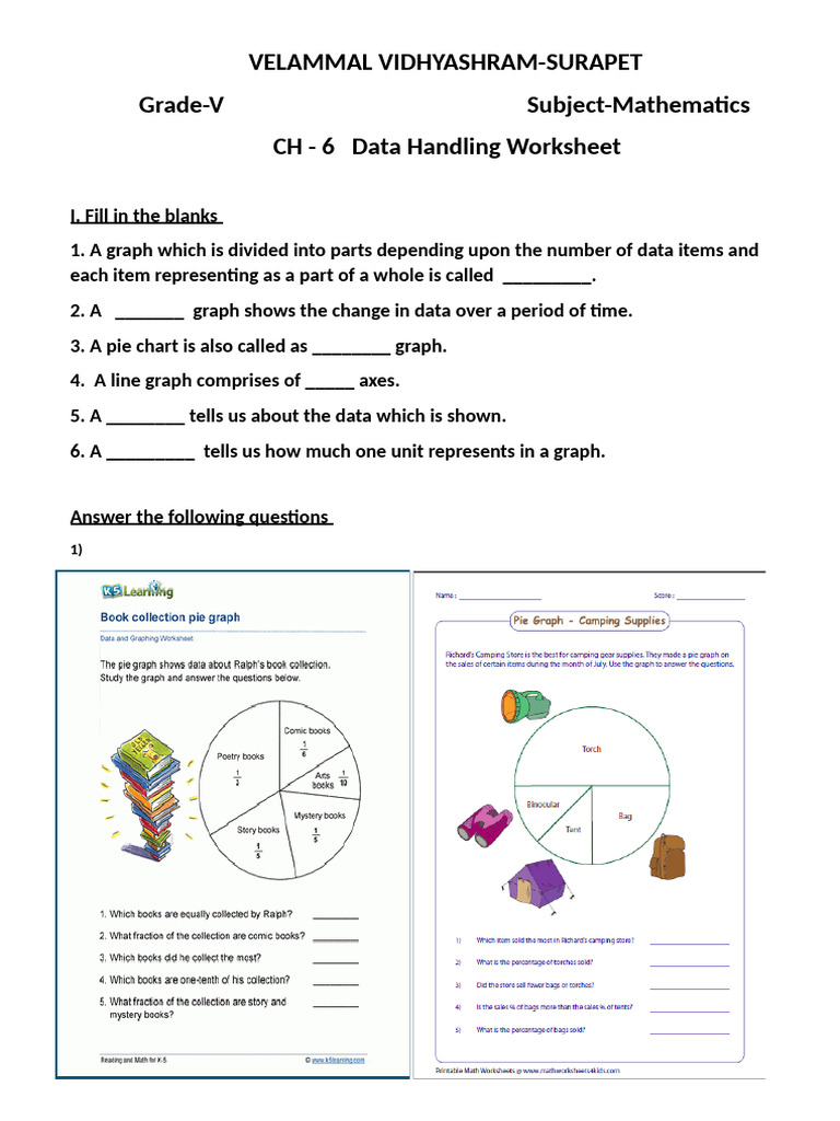 G5-Data Handling Question Bank. | PDF