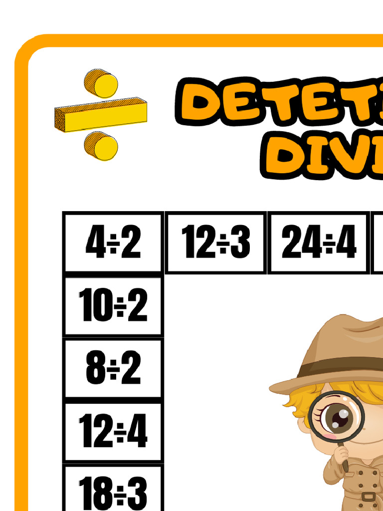 Cartaz Detetive Da Divisão 4 Cópias para Cada Turma | PDF