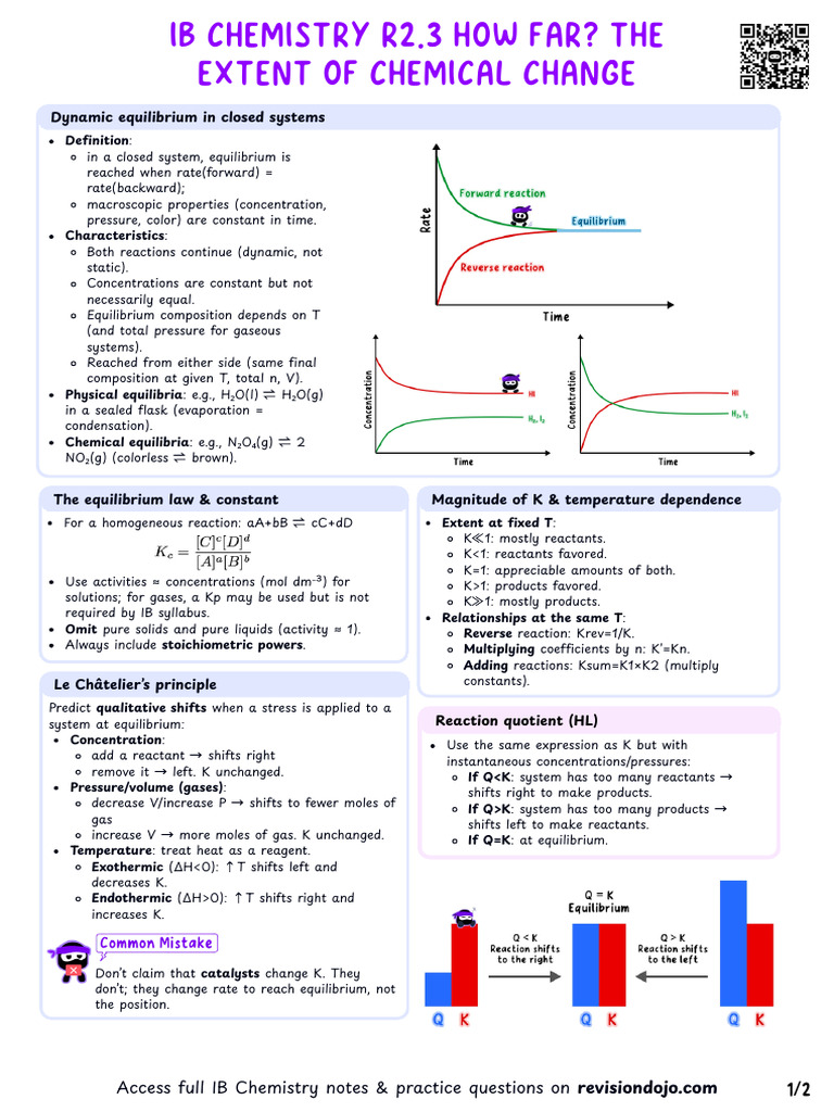 Understanding Chemical Equilibrium Concepts | PDF | Chemical ...