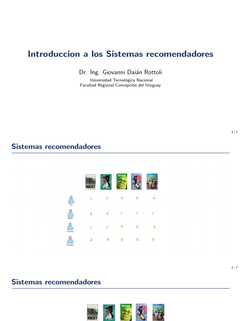 Ciencia de Datos Matrix Factorization | PDF