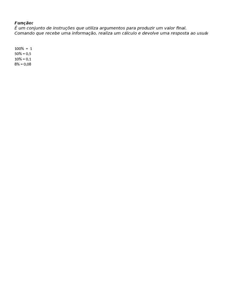 1.3 - Funções Basicas | PDF