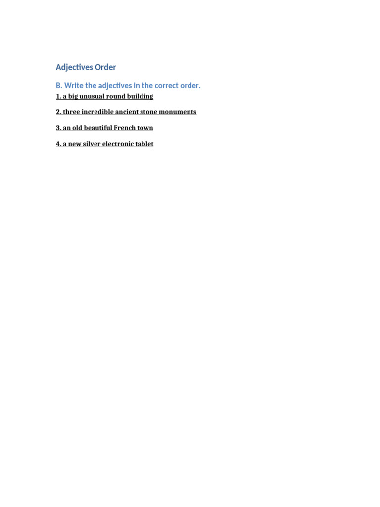 Grammar Exercises Answers | PDF