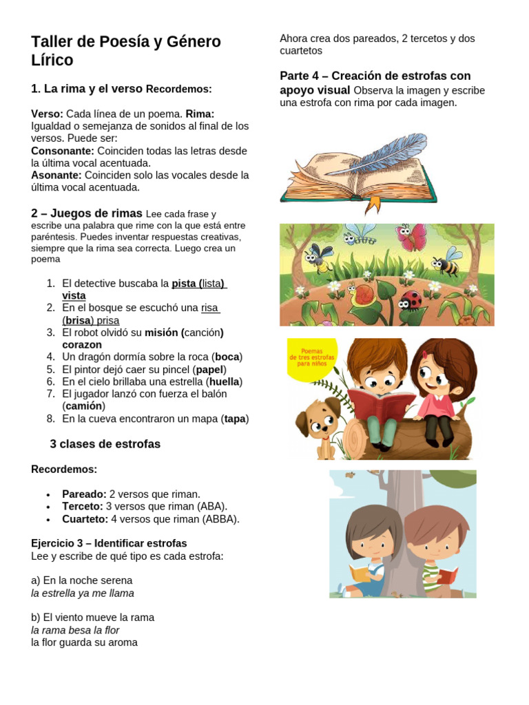 Taller de Poesía y Género Lírico | PDF