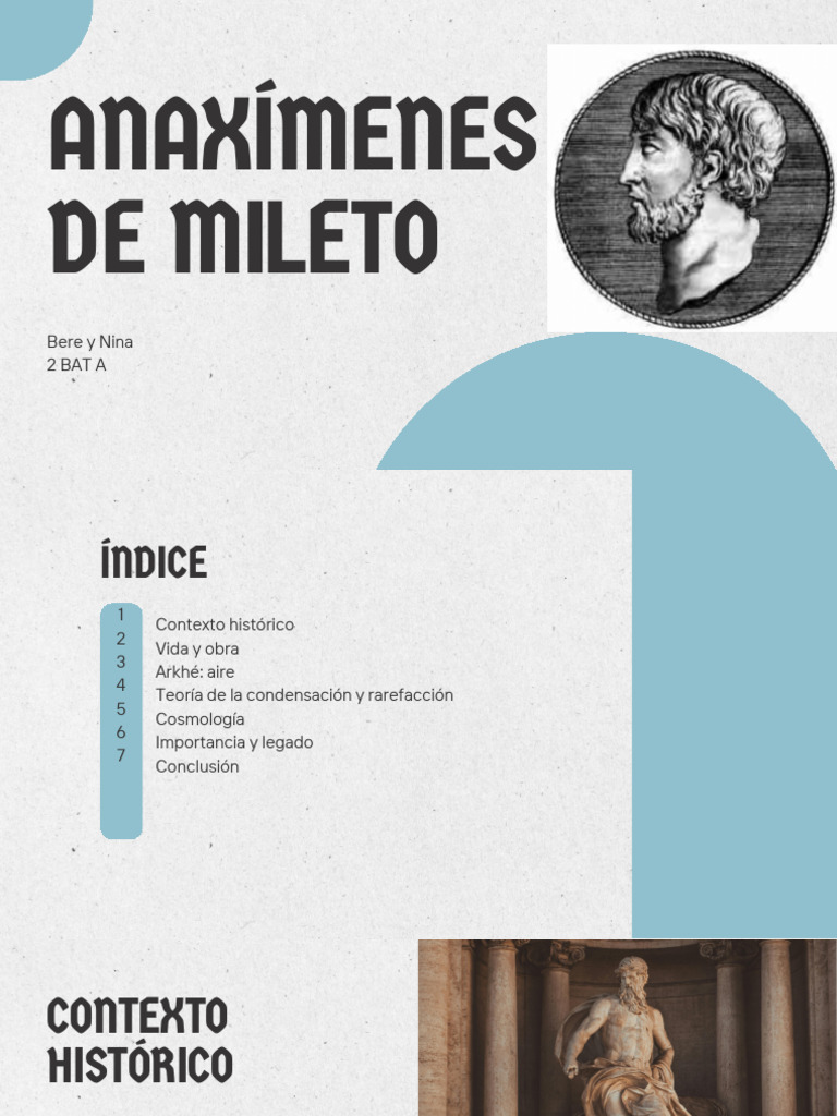 Anaxímenes | PDF