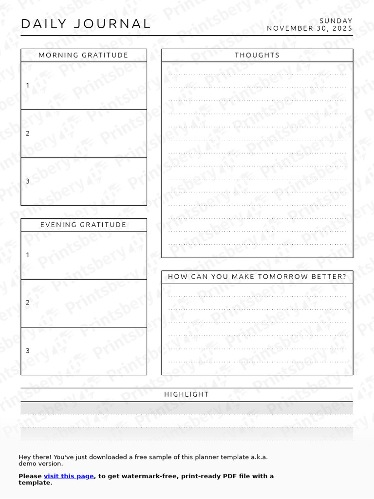 Daily Wellness Journal A4 | PDF | Computer File Formats
