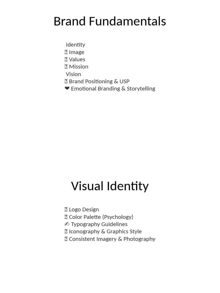 Brand Analysis Framework | PDF