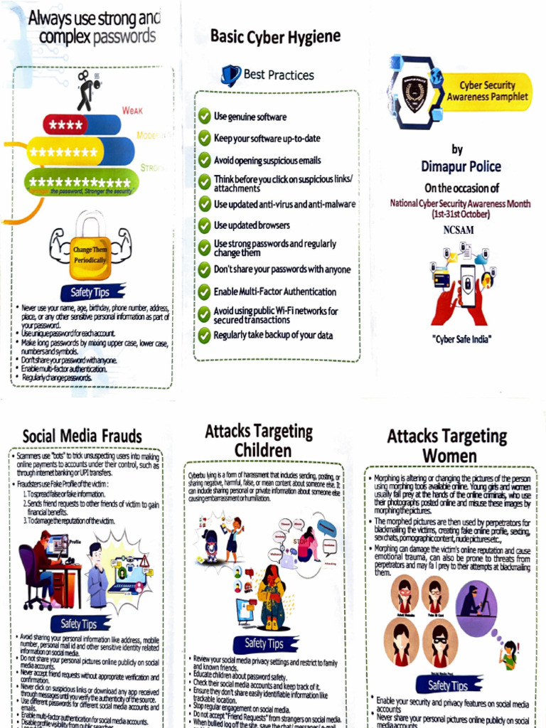 Cyber Security Guidelines Issued by Dimapur Police | PDF | Obfuscation ...
