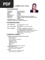 Curriculum Vitae Sandra | PDF