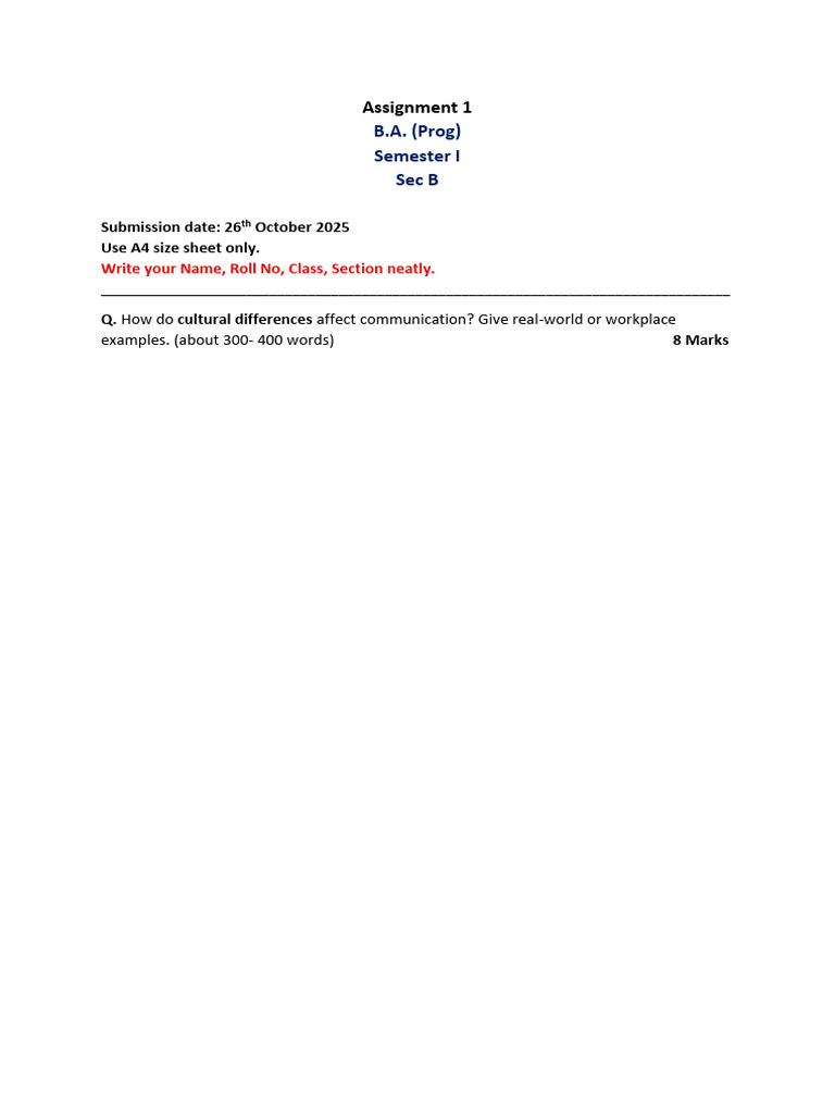 Cultural Differences in Communication | PDF