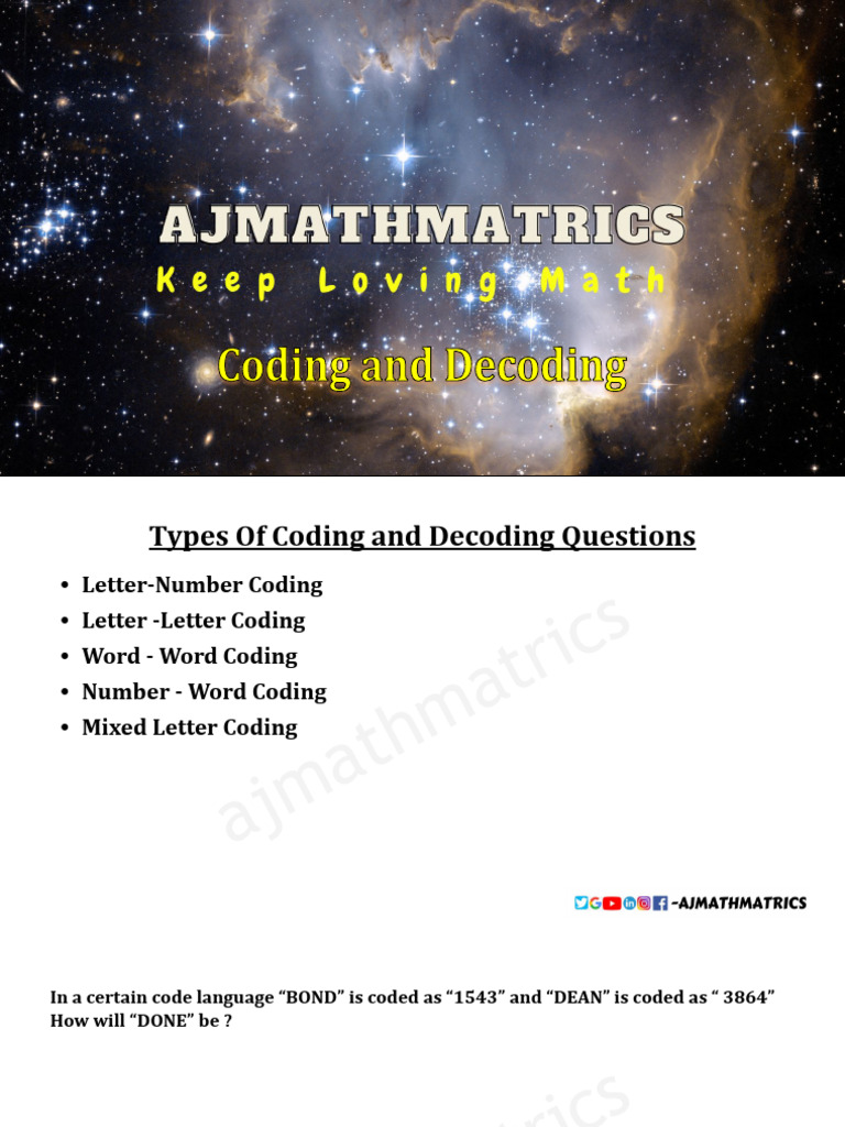 Coding - Decoding | PDF | Vowel | Consonant