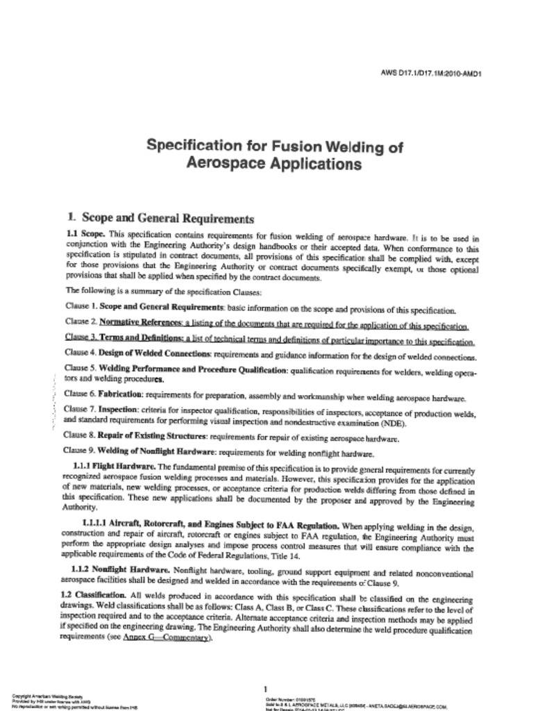 AWS D17.1-D17.1M REV.2 (2012)_Part18 | PDF | Specification (Technical ...