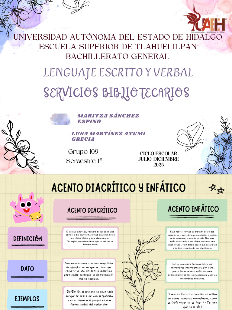 Acento Diacrítico y Enfático en Español | PDF | Sílaba | Pronombre