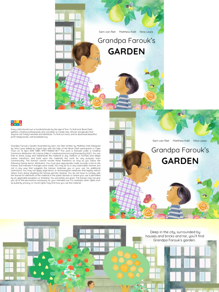 Grandpa Farouk's Garden Storybook | PDF | License