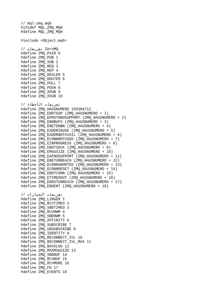 mql-zmq.mqh | PDF | Computer Programming | Software Engineering