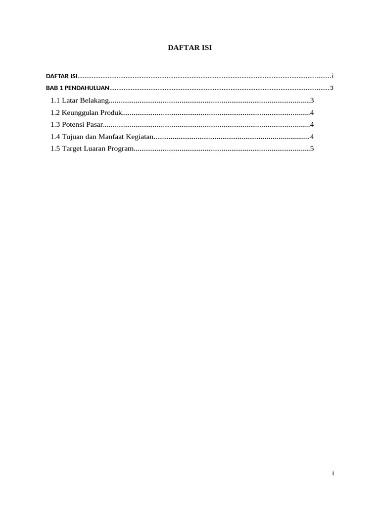 Template Proposal PKM-K | PDF