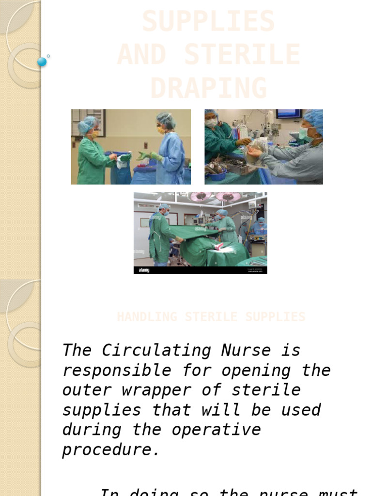 Handling Sterile Supplies | PDF
