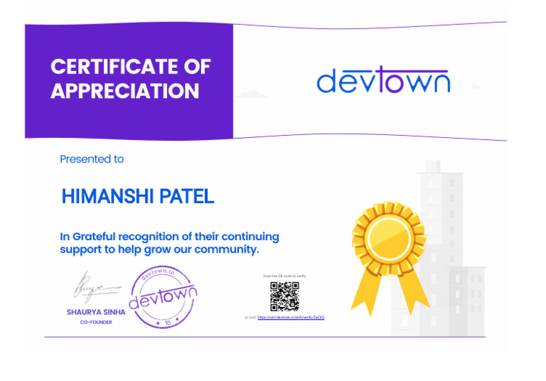 Devtown 1 | PDF