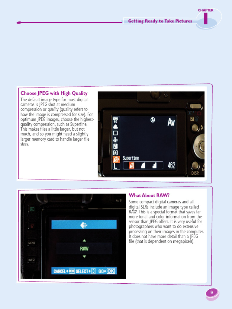 Choose JPEG With High Quality | PDF