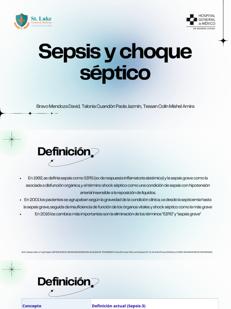 Sepsis Infecto PDF | PDF | Septicemia | Enfermedades y trastornos
