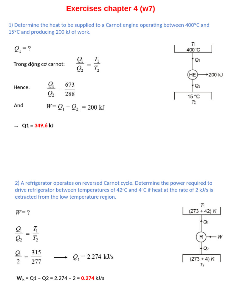 Exercises - Answers of Ch4 (w7-8) | PDF