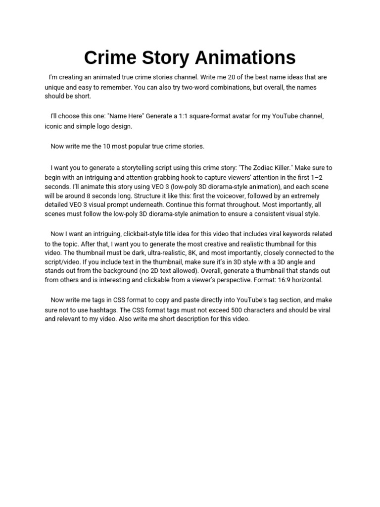 8 Faceless Content Strategy (AI) | PDF | You Tube