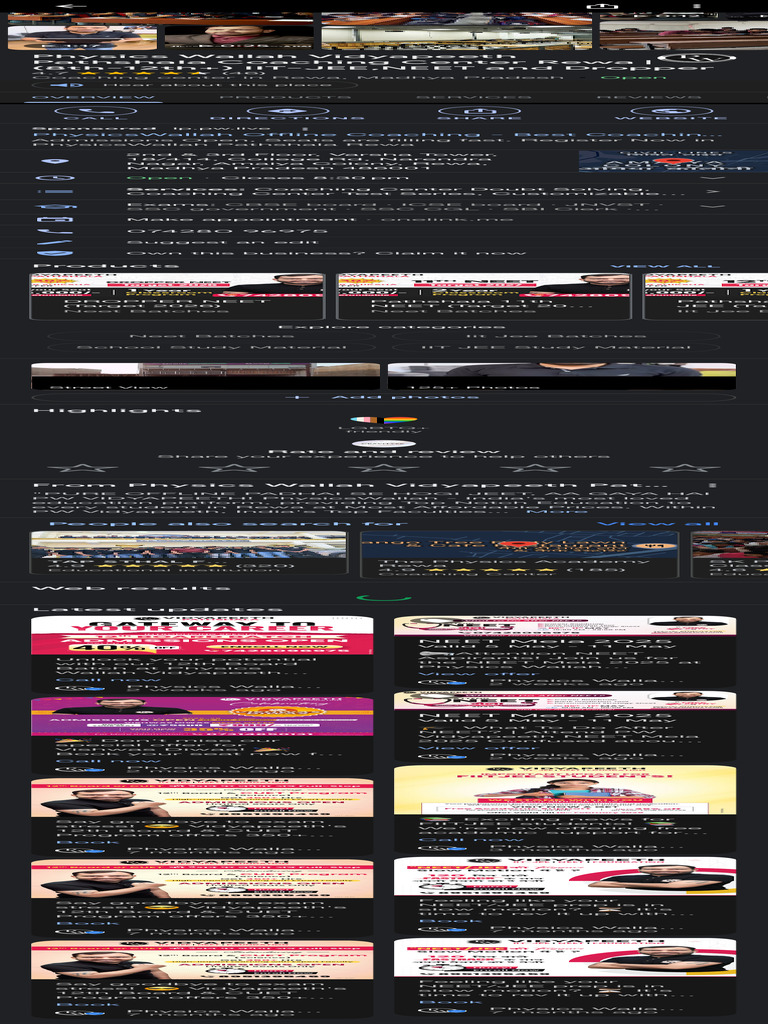 Neet Coaching in Rewa - Google Search | PDF | Student Assessment And Evaluation | Qualifications