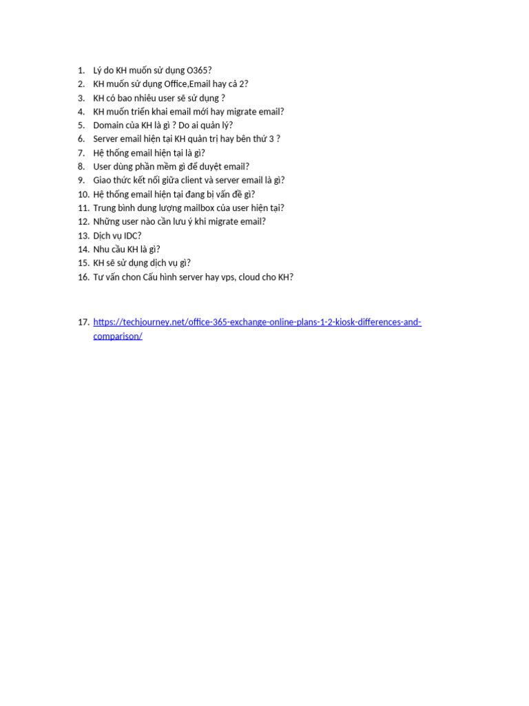CMC - Survey Template Office365 | PDF