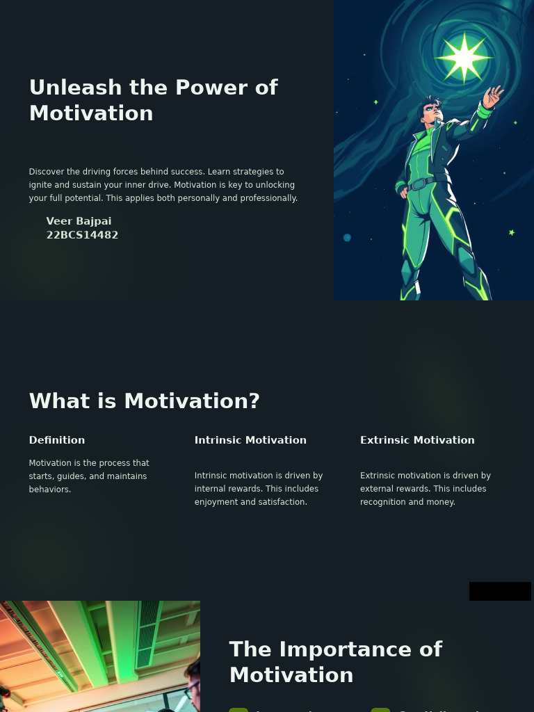 Unlock Your Motivation for Success | PDF | Motivational | Motivation