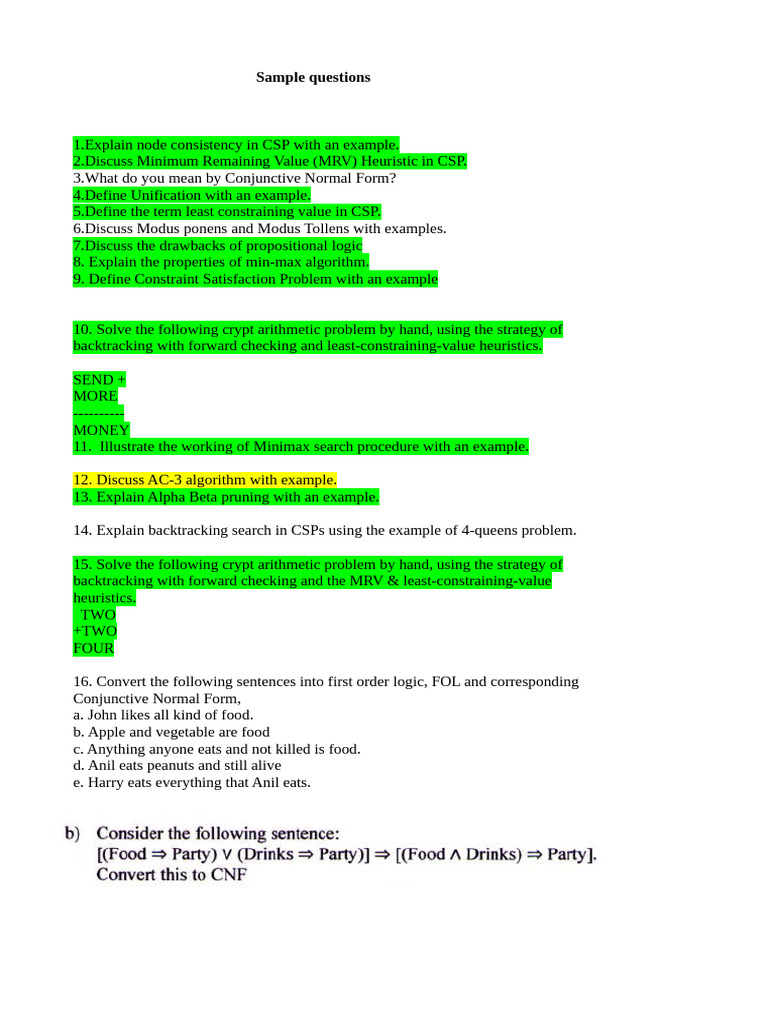 Sample Questions From Module 3 and 4[1] (AutoRecovered) | PDF